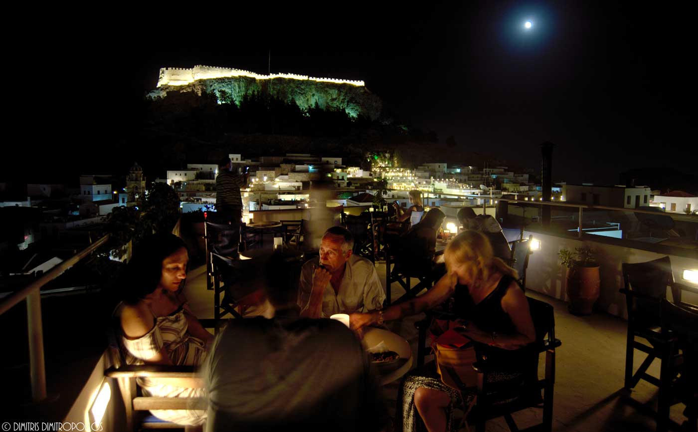 Lindos by Night Restaurant - Holidays In Greece